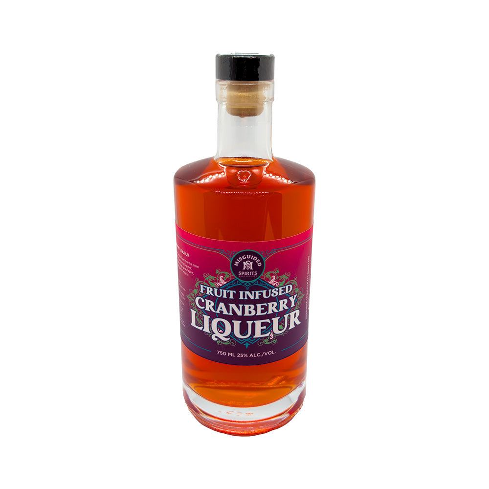 Fruit Infused Cranberry Liqueur – Misguided Spirits Craft Distillery