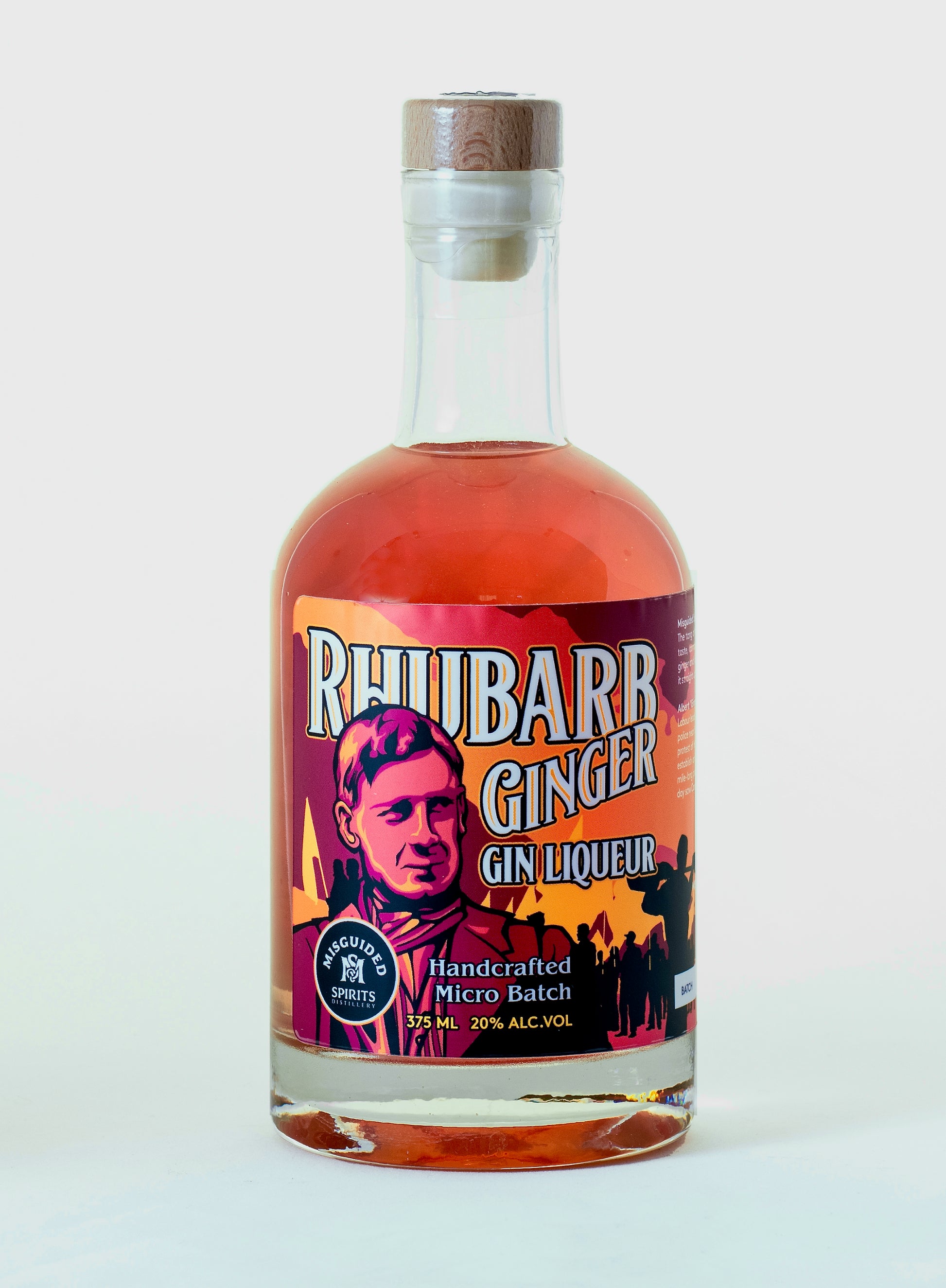 Ginger Goodwin Rhubarb Gin Liqueur – Misguided Spirits Craft Distillery